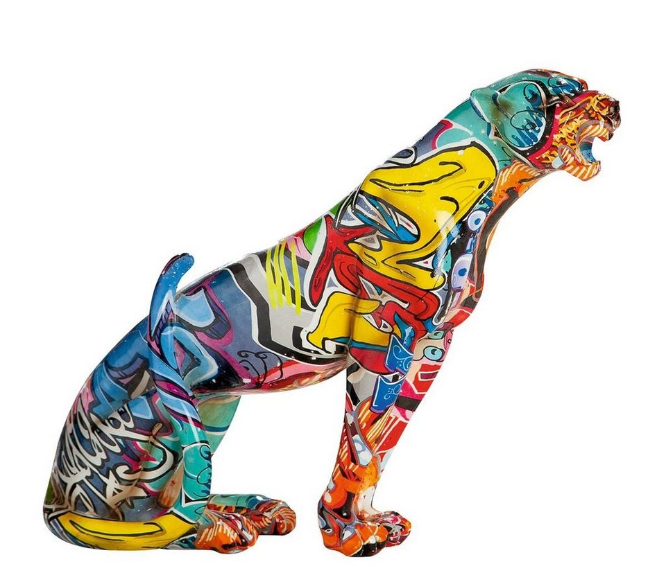 Casablanca By Gilde Sammelfigur Casablanca Deko Gepard Sitzend Skulptur