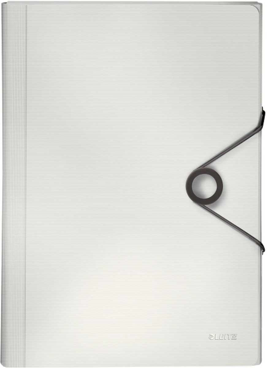 LEITZ Fächermappe Fächermappe Solid A4 PP mit 6 Fächern weiß