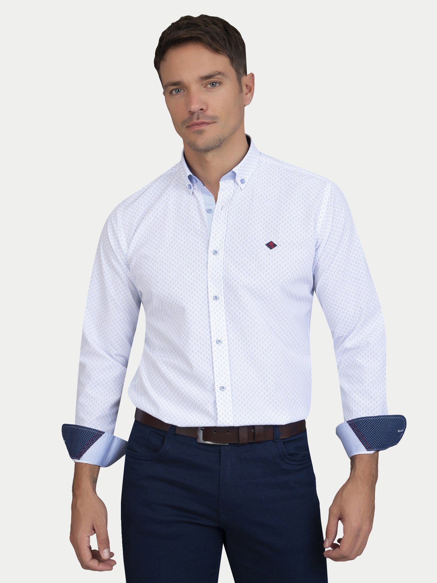 Sir Raymond Tailor Langarmhemd GITANO (1-tlg)