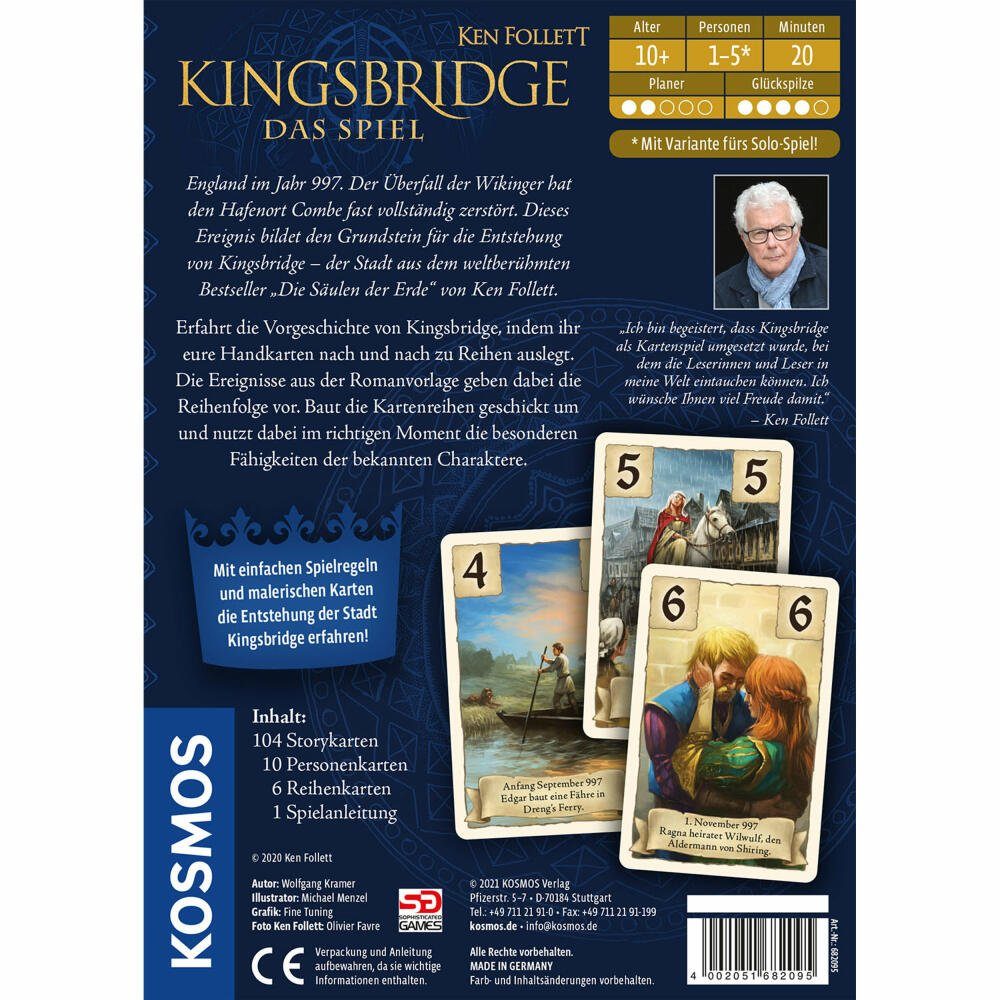 Kosmos Spiel Ken Follett - Kingsbridge, Game, Videospiel