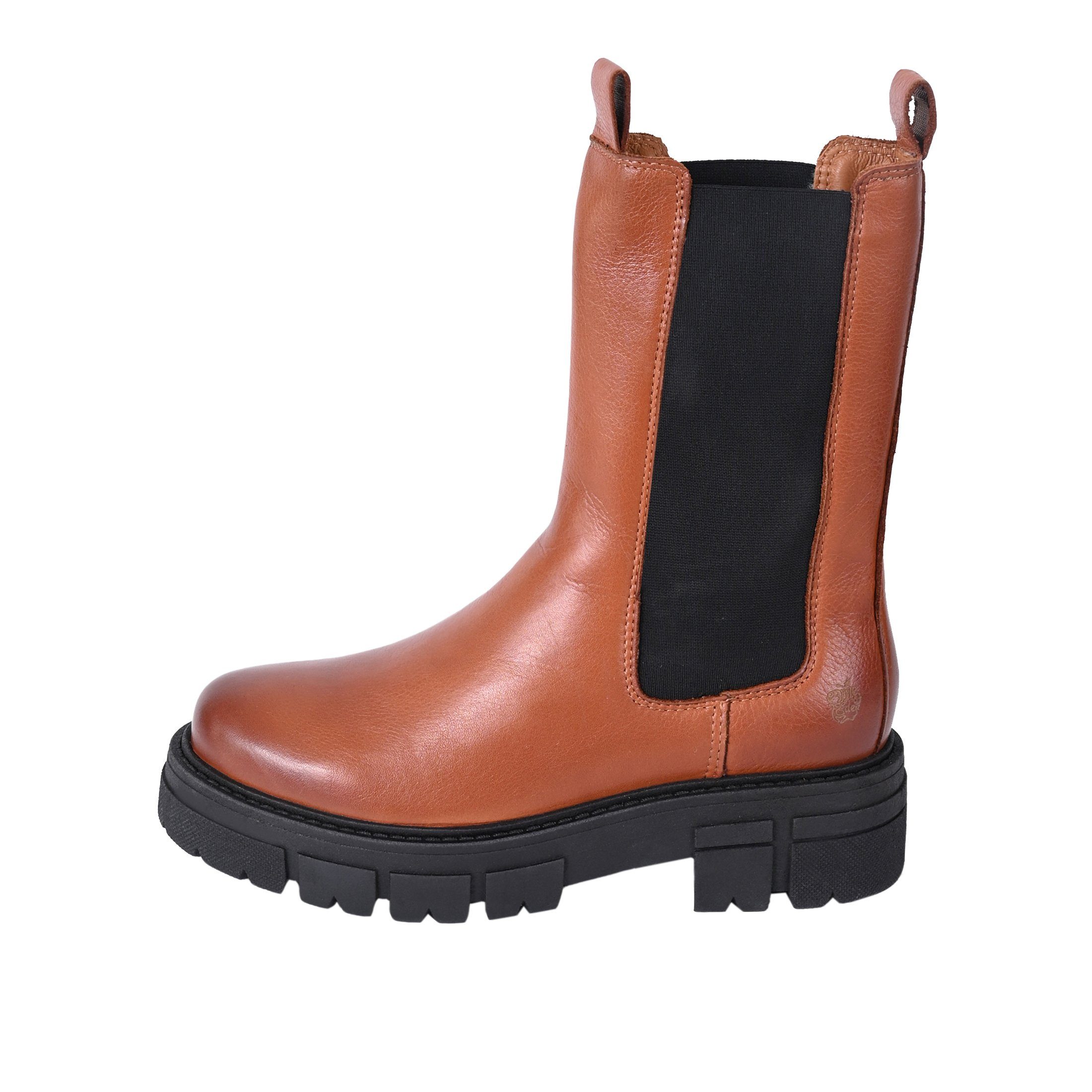 Apple of Eden CHER Chelseaboots, Hohe Chelsea Boot Stiefelette aus Leder