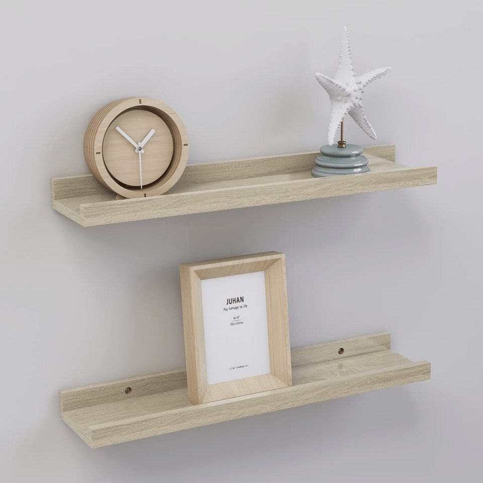 Möbelando Wandboard 3009966 2er Set 2er Set Aus Mdf In Sonoma Eiche