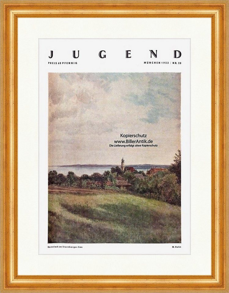ᐅ Kunstdruck Titelseite der Nummer 28 von 1932 M. Hahn Starnberger See ... ᐅ Kunstdruck Titelseite der Nummer 28 von 1932 M. Hahn Starnberger See ...