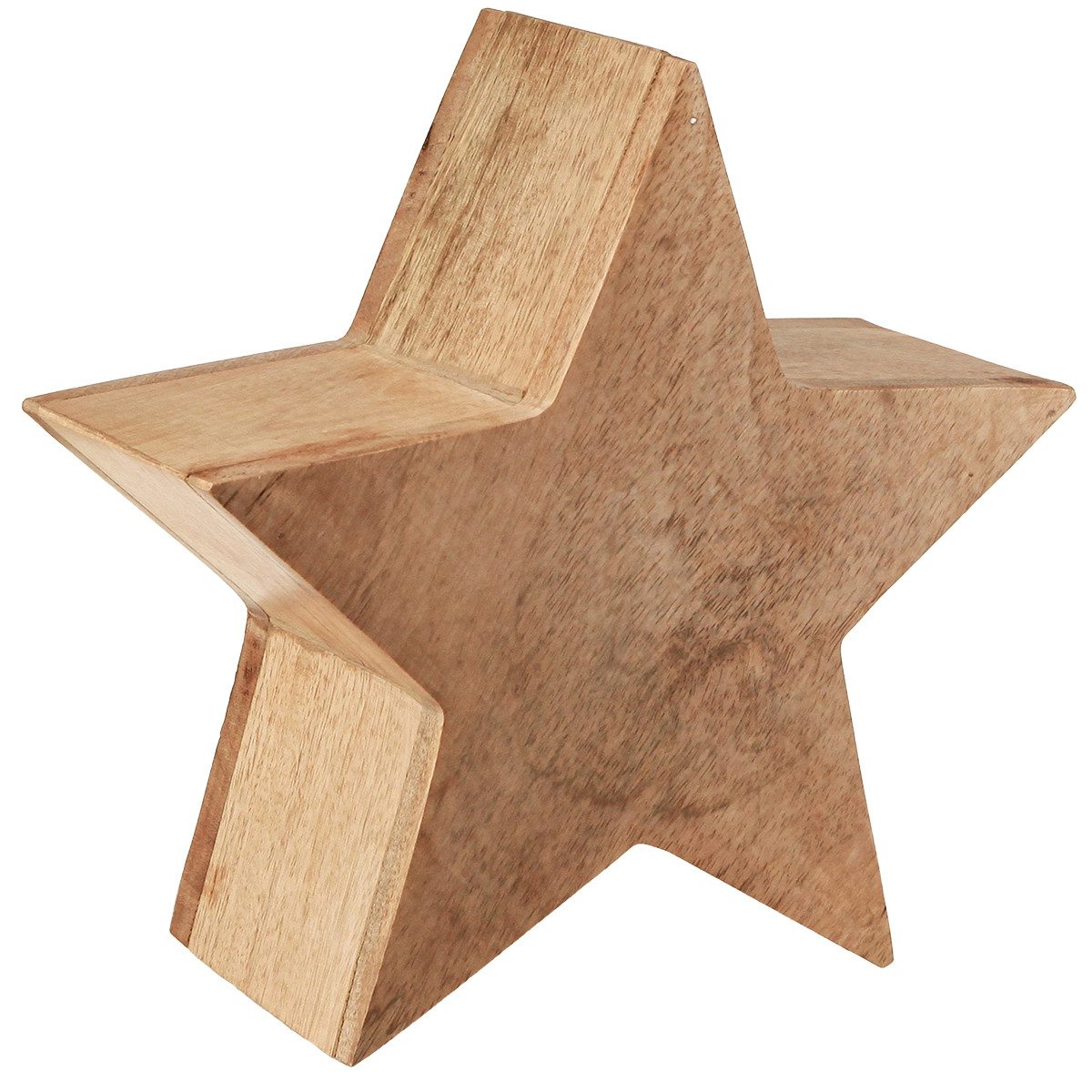 Florists Products Weihnachtsmann Paulowniaholz Deko-Stern Rustikal ...