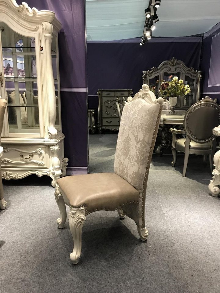Jvmoebel Polsterstuhl Stuhl Thron Sessel Esszimmer Neu Barock Rokoko