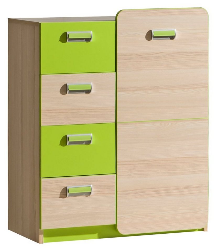 99rooms Kinderkleiderschrank Laterne Highboard Standschrank Mit
