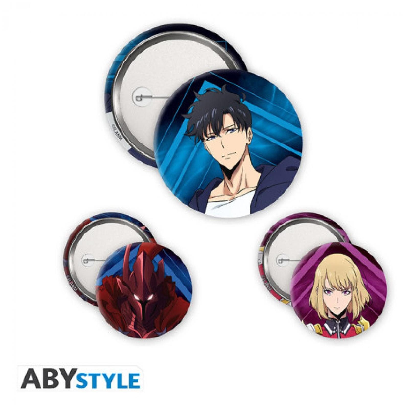 ABYstyle Pins SOLO LEVELING - Badge Pack - Igris, Jinwoo & Cha Hae In