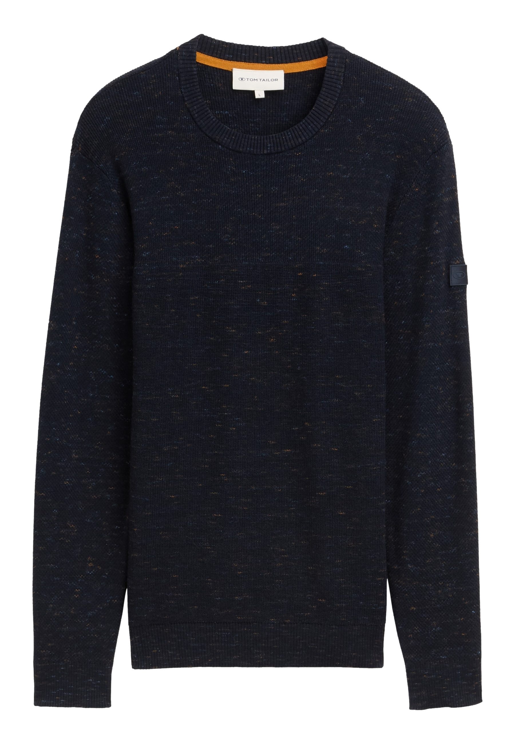 TOM TAILOR Strickpullover Pullover Strickpullover R-Neck (1-tlg), Langarm