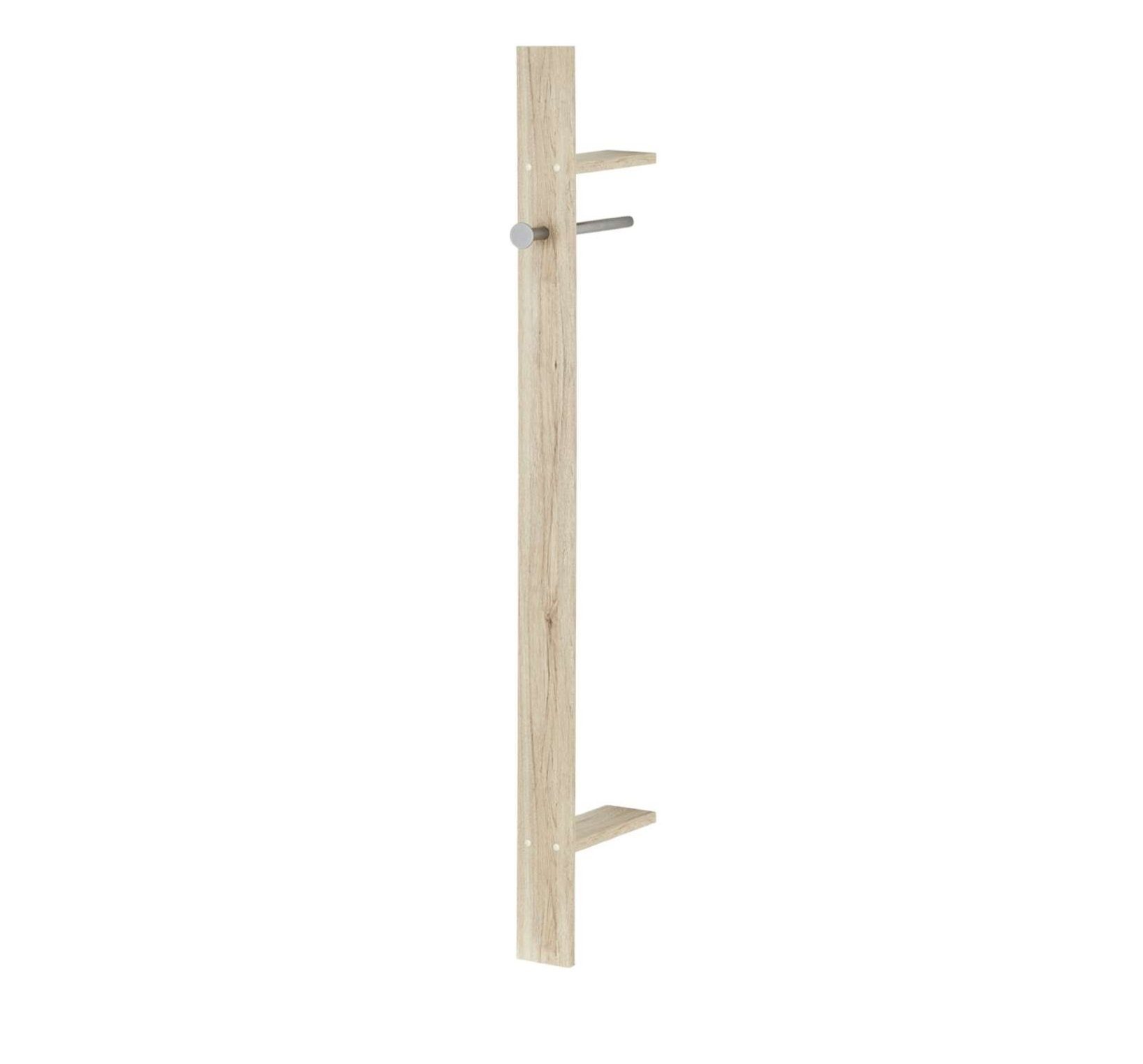 99rooms Kinderkleiderschrank Karoline Sanremo Eiche Wandregal