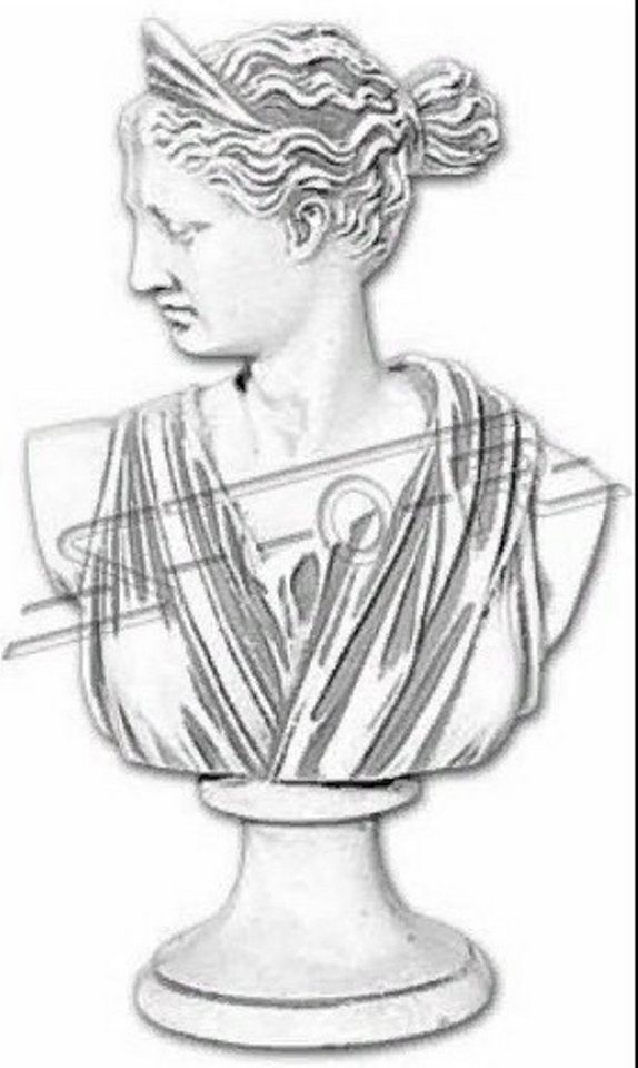 Jvmoebel Skulptur Römische Büste Figur Figuren Statue Statuen Skulptur