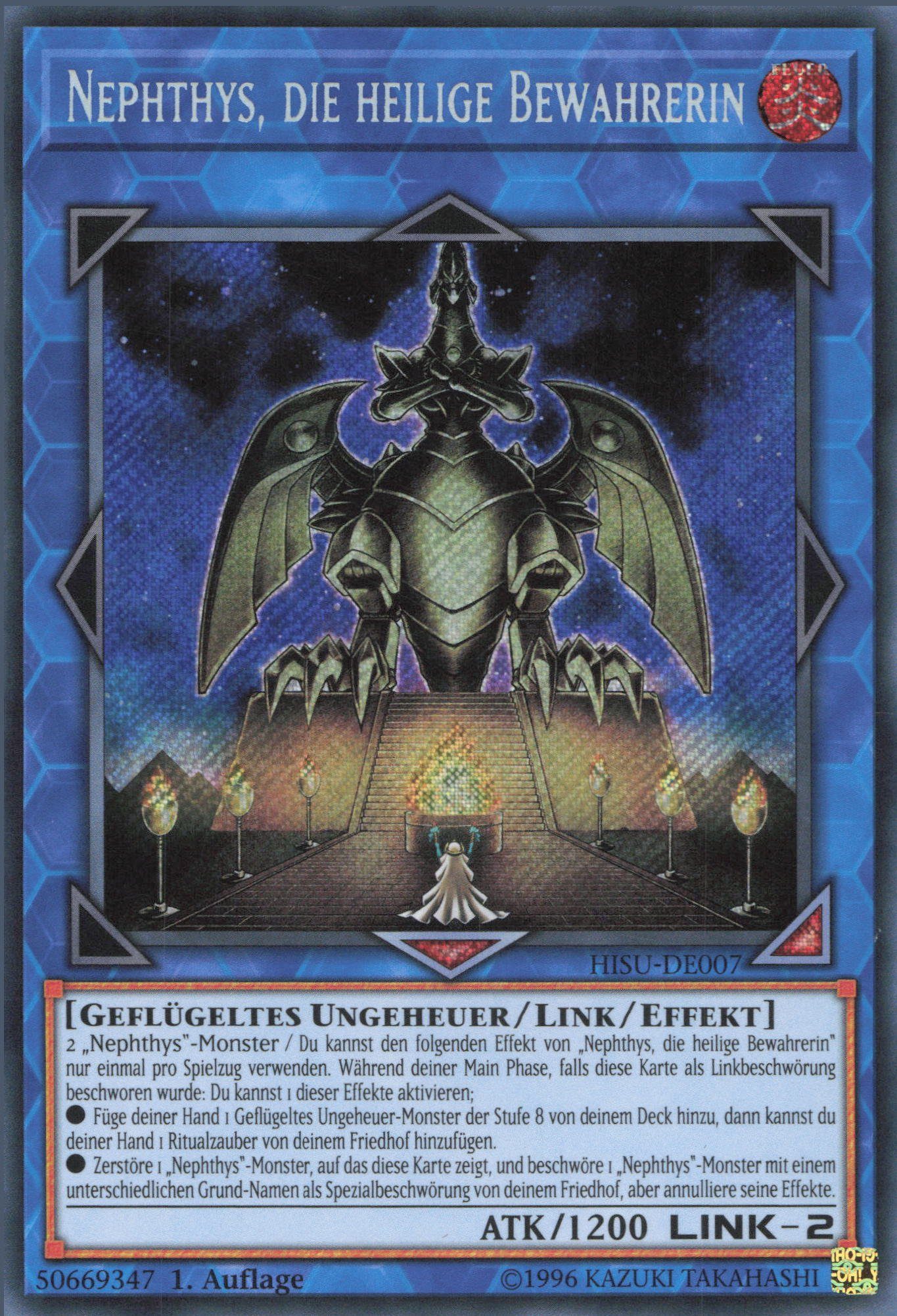 Recollectibles Sammelkarte Yugioh Karte Nephthys Die Heilige