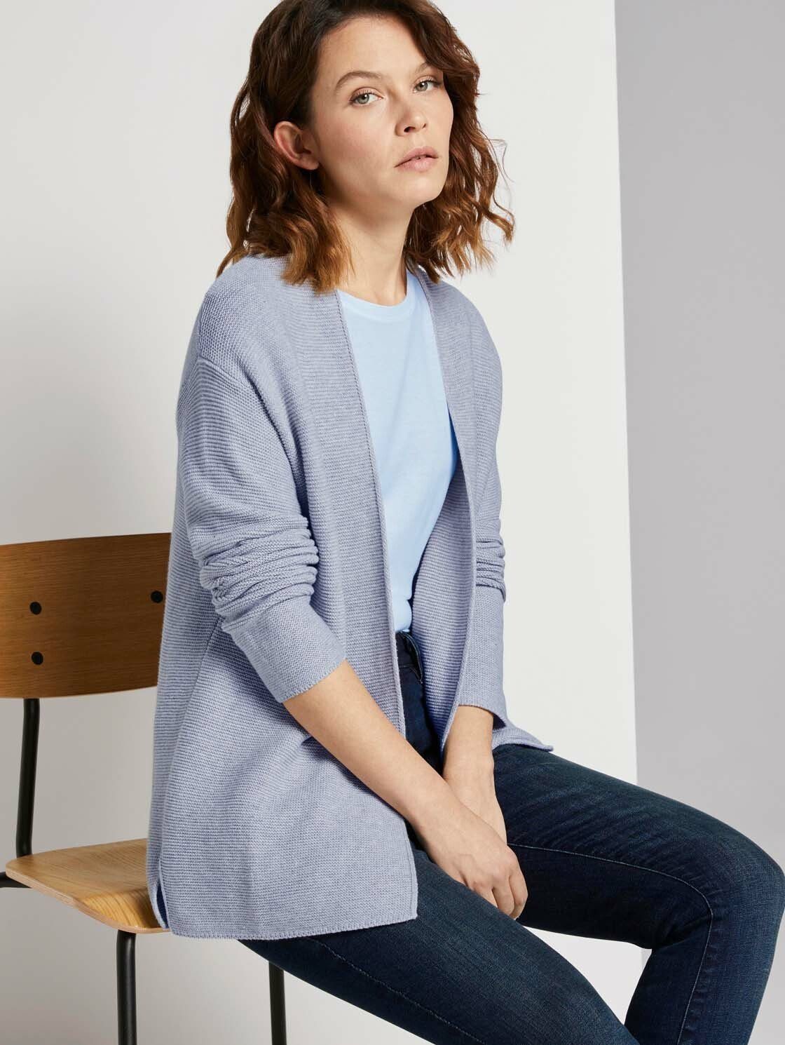 Tom Tailor Cardigan Strukturierter Cardigan Otto