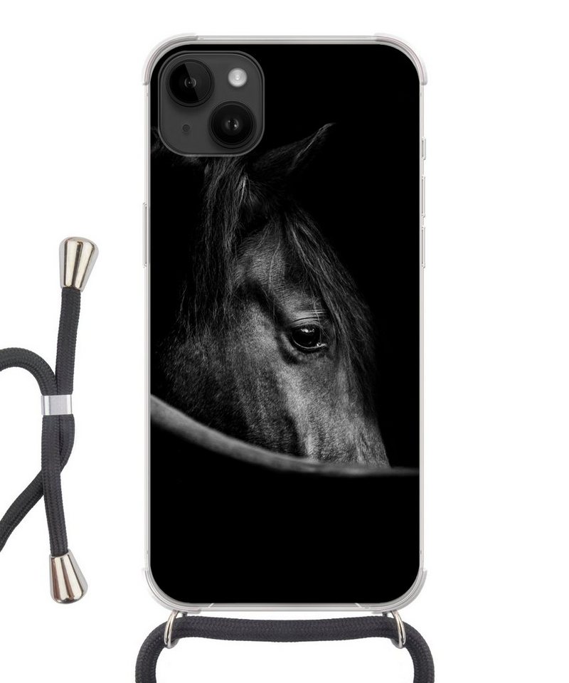 Muchowow Handyhülle Pferde Porträt Schwarz Tiere Handyhülle