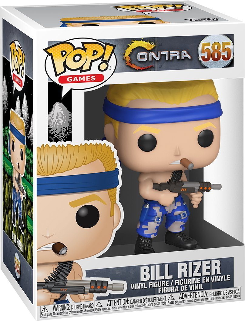 Funko Spielfigur Contra - Bill Rizer 585 Pop!, Spielzeugfigur