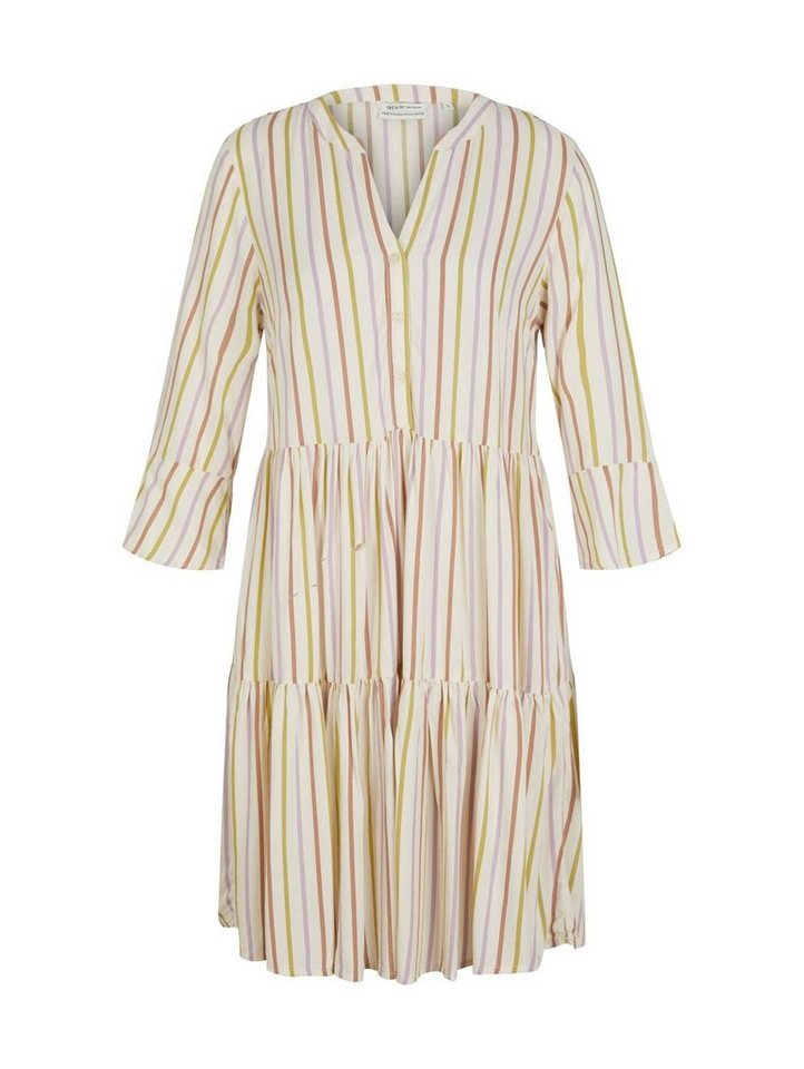 Tom Tailor Denim Blusenkleid 1 Tlg Drapiertgerafft Volant Das