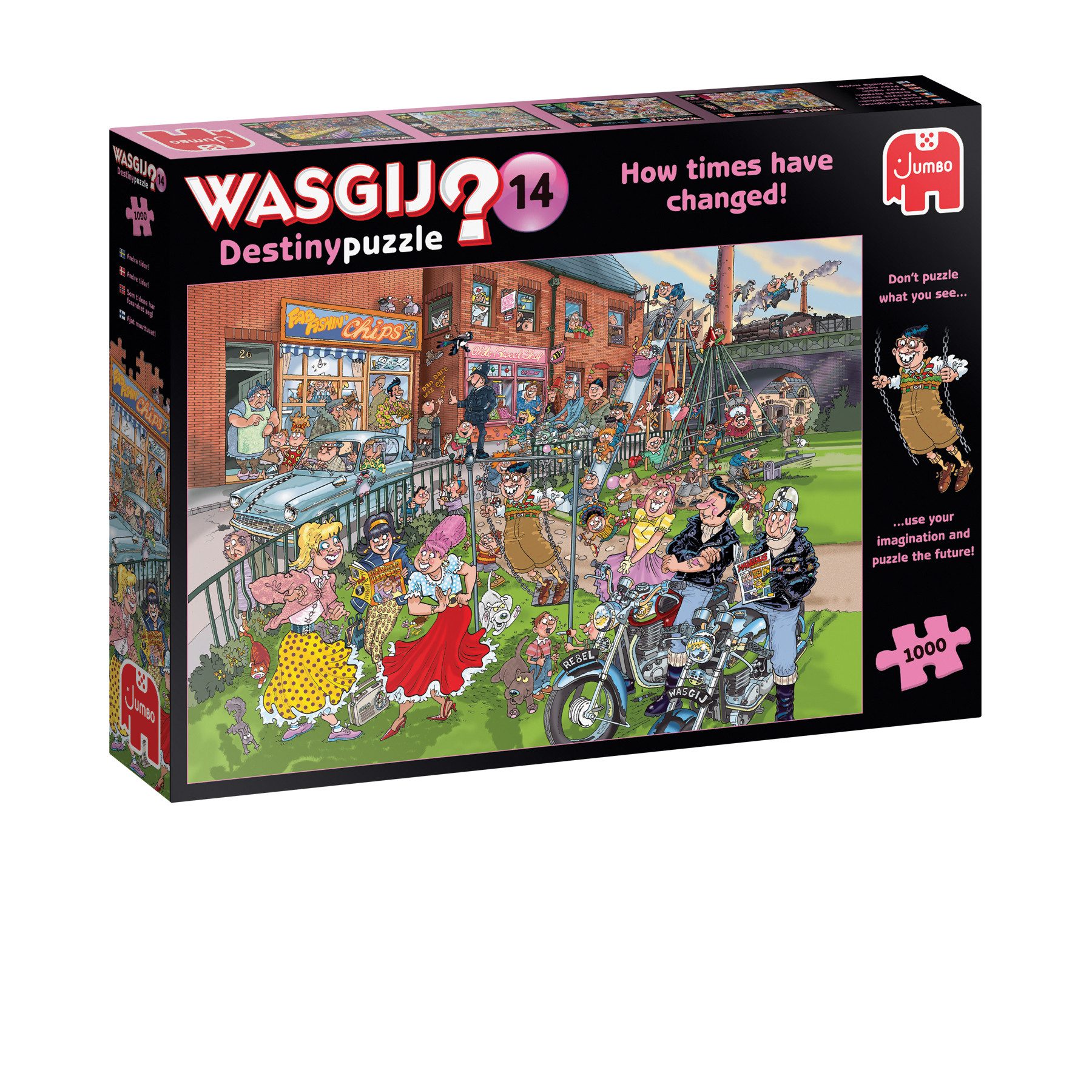 Jumbo Spiele Puzzle Wasgij Mystery Efteling Welt voller Wunder 1000 ...