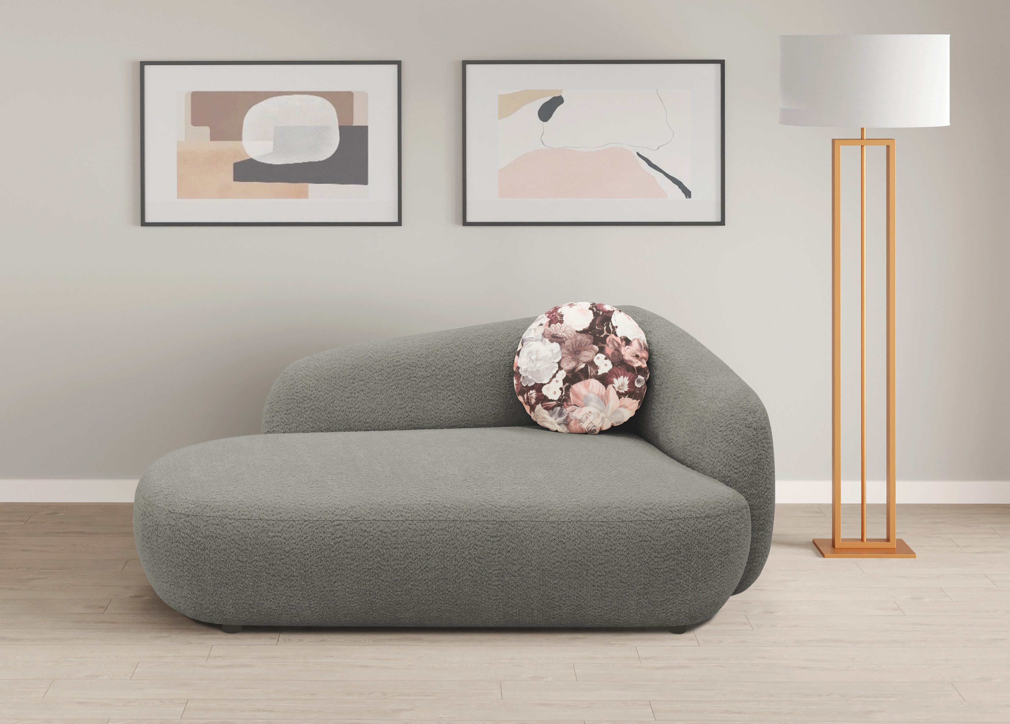 DOMO collection Recamiere Pesaro, bodentief, Liegesofa