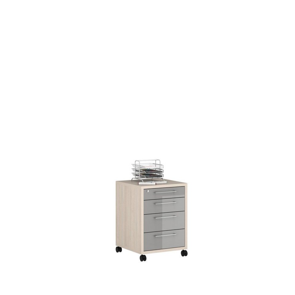 Möbelando Rollcontainer 1350 Hxt 68x49 Cm In Scandic Wood