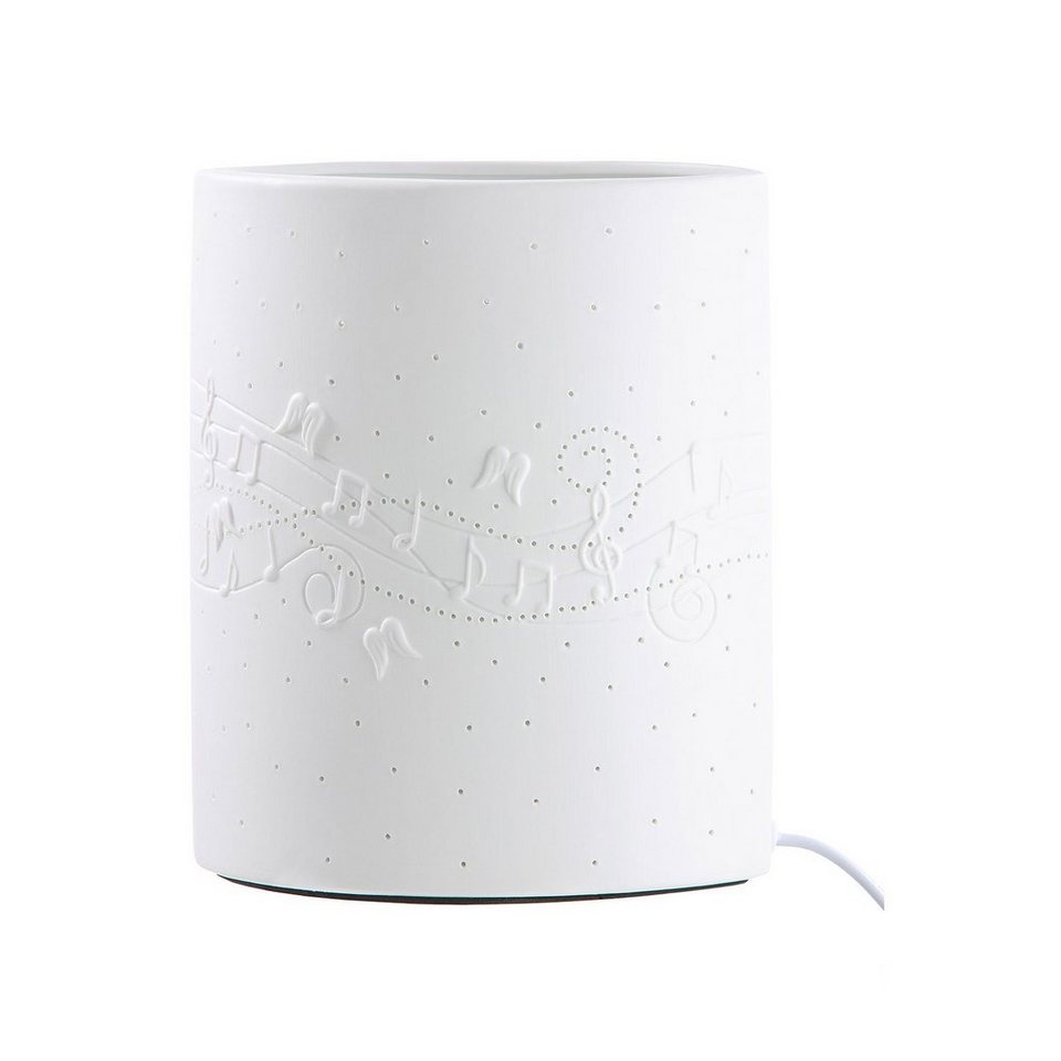Gilde Tischleuchte Gilde Lampe Weihnachtsklänge Weiß H 205cm X B