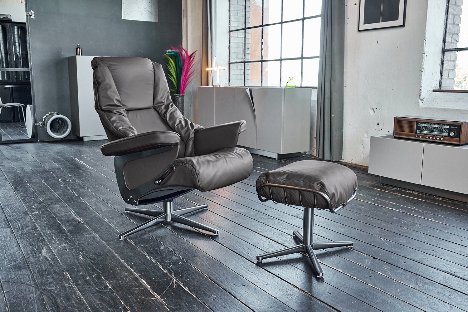 Vintagesessel mit Hocker online kaufen | OTTO