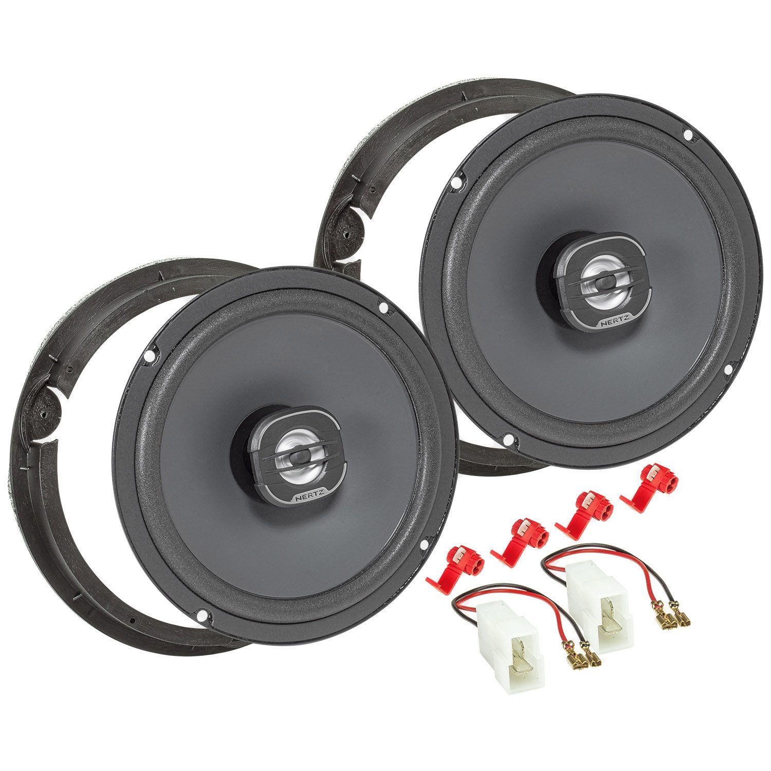tomzz Audio Hertz X 165 Satz passt für Suzuki Ignis Balero Swift SX4 165mm Koax Auto-Lautsprecher