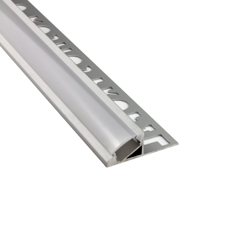 tktrading24 LED-Stripe-Profil T77 LED Alu Fliesenprofil 12mm silber 30 ...