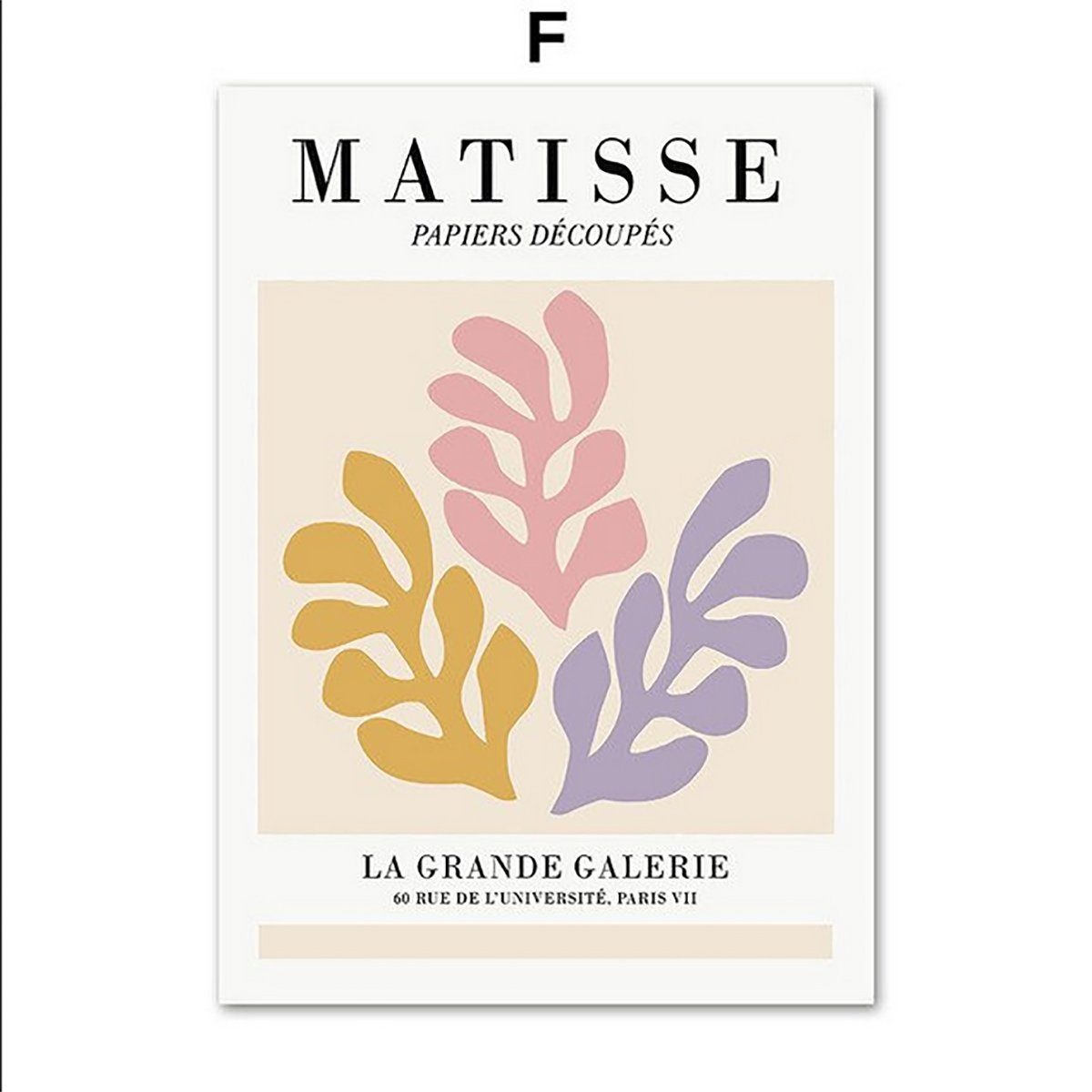 TPFLiving Kunstdruck (OHNE RAHMEN) Poster - Leinwand - Wandbild, Henri Matisse - Korallen ...