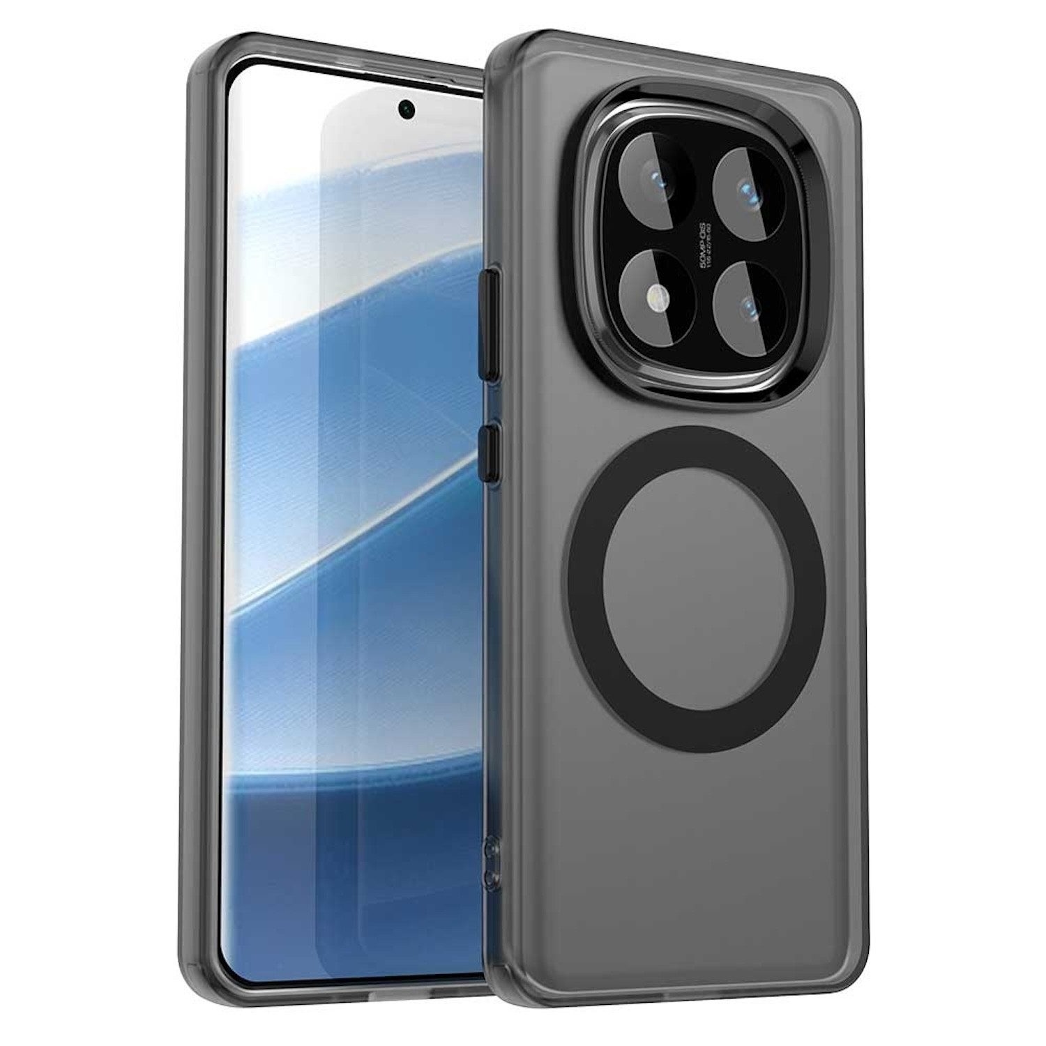 Wigento Handyhülle Für Xiaomi Redmi Note 14 Pro 5g Magsafe Hybrid Tpu
