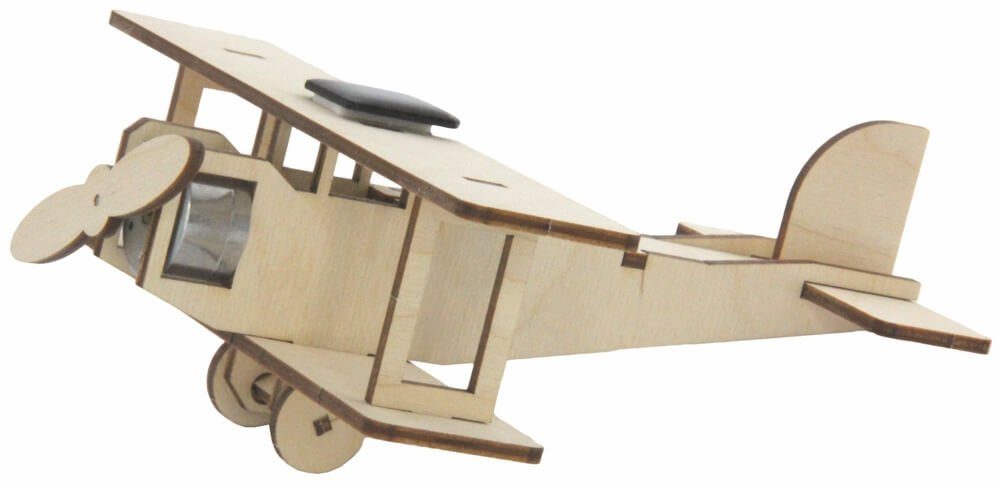 Matches21 Home And Hobby Holzbaukasten Solar Doppeldecker Holz Kinder