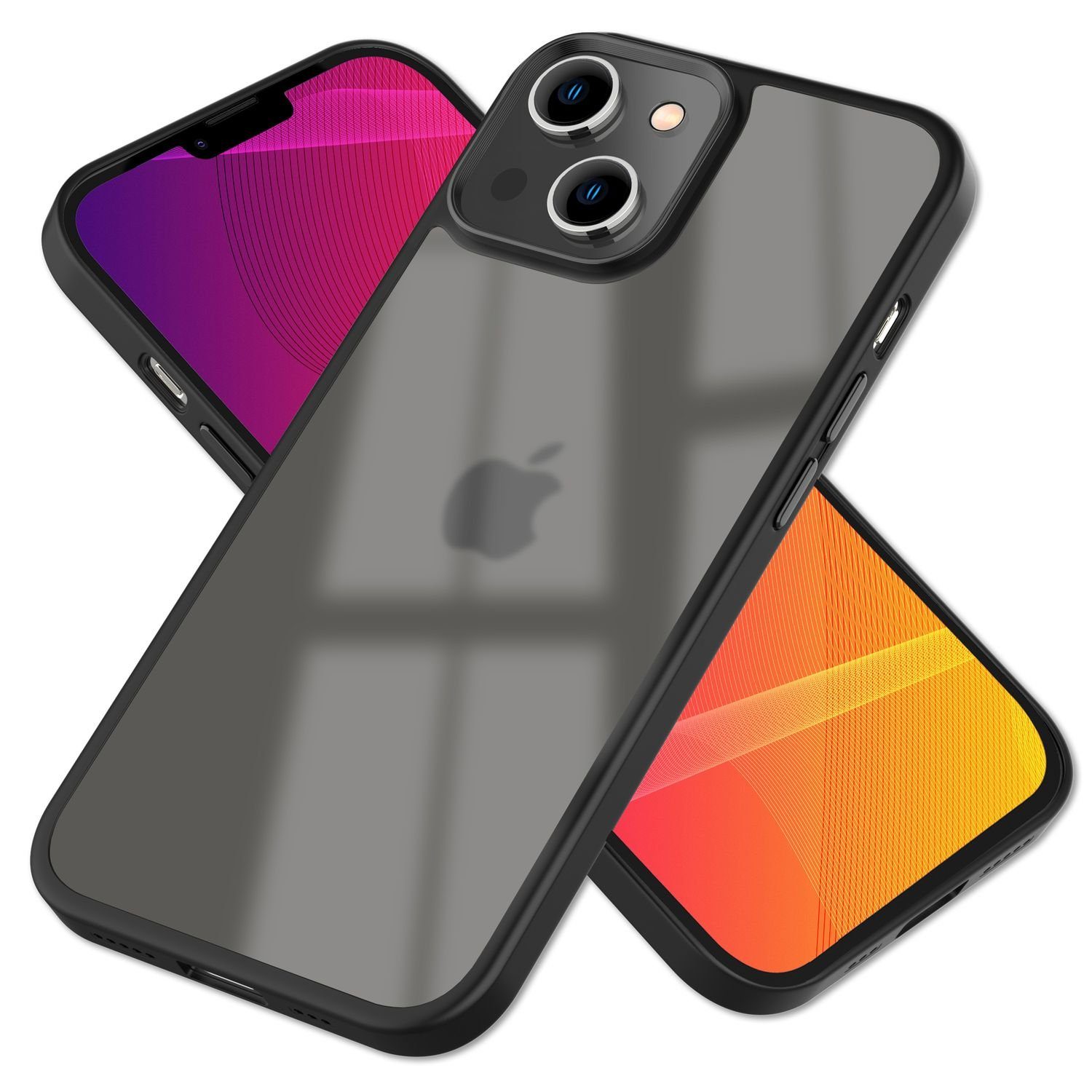 Nalia Smartphone Hülle Apple Iphone 14 Plus Matte Hybrid Hülle Semi