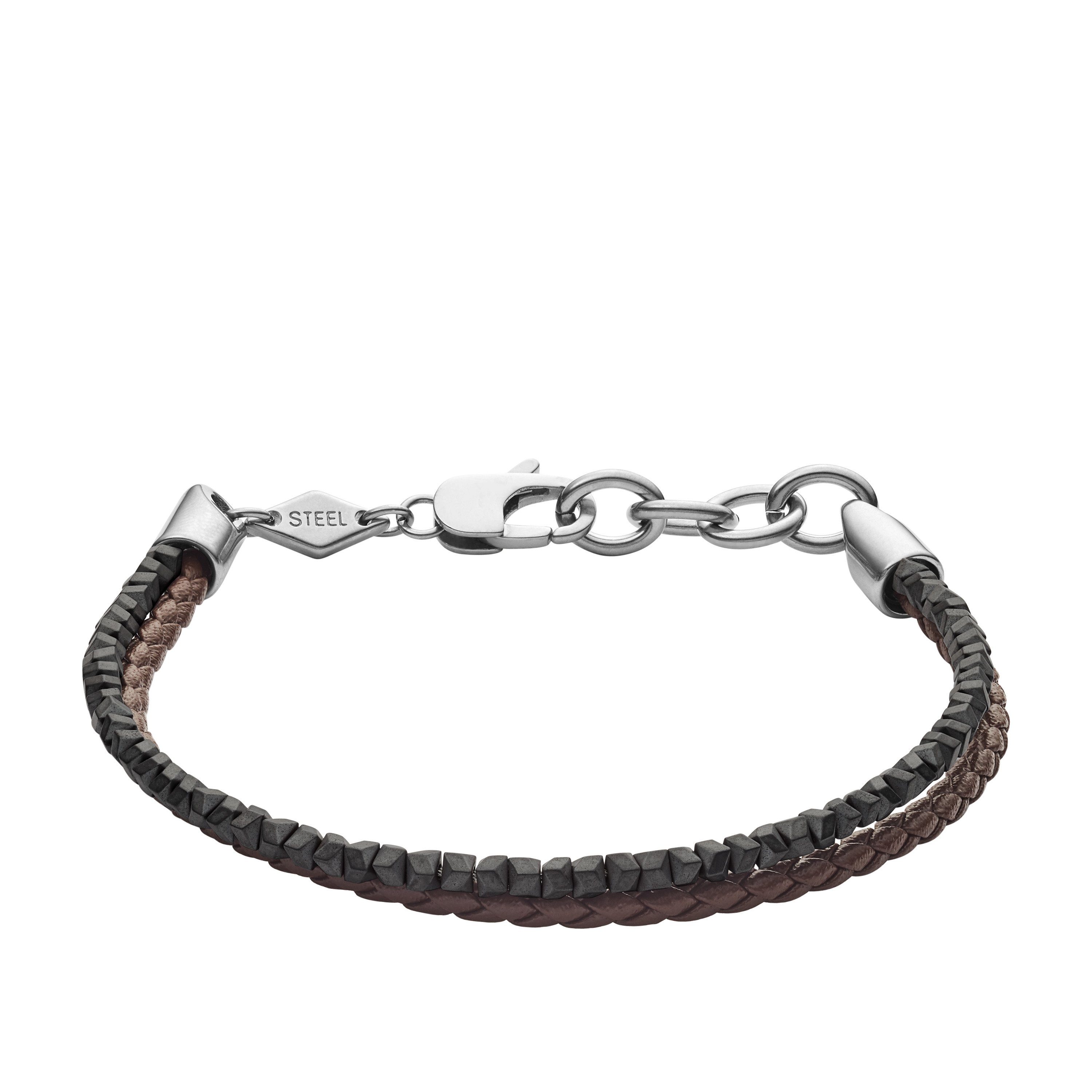 Fossil Armband Echtleder, Material: Leder