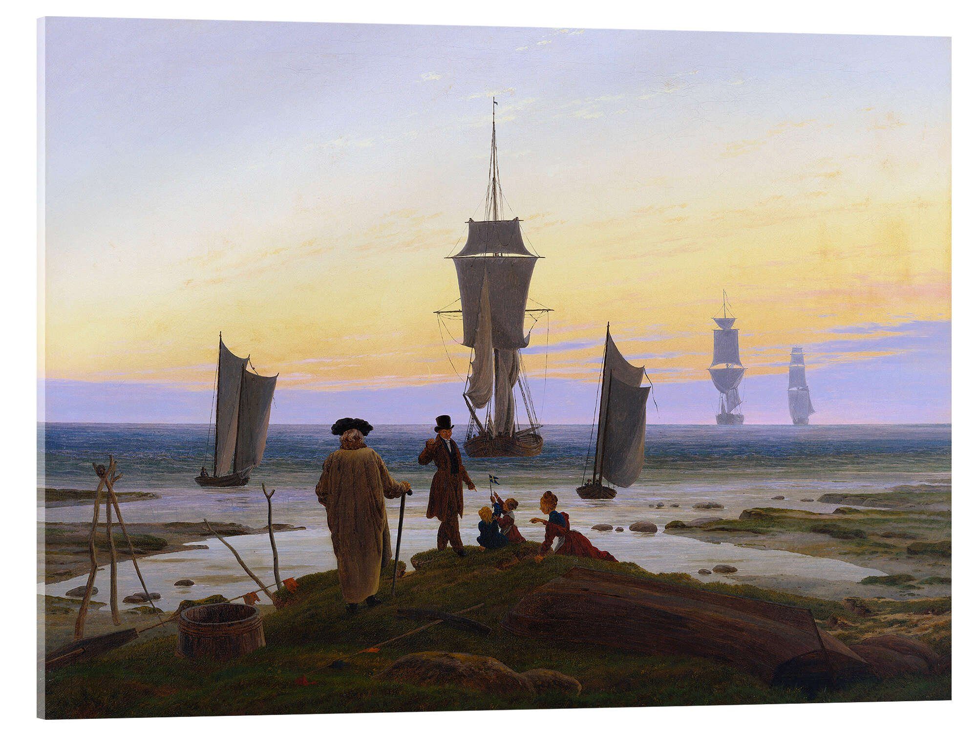Posterlounge Acrylglasbild Caspar David Friedrich Die Lebensstufen
