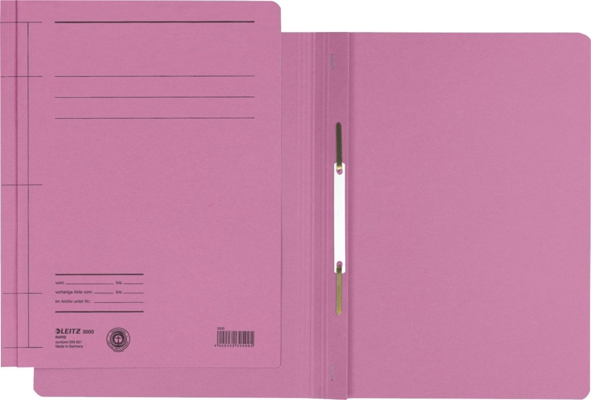 LEITZ Hefter Schnellhefter Rapid A4 Karton pink