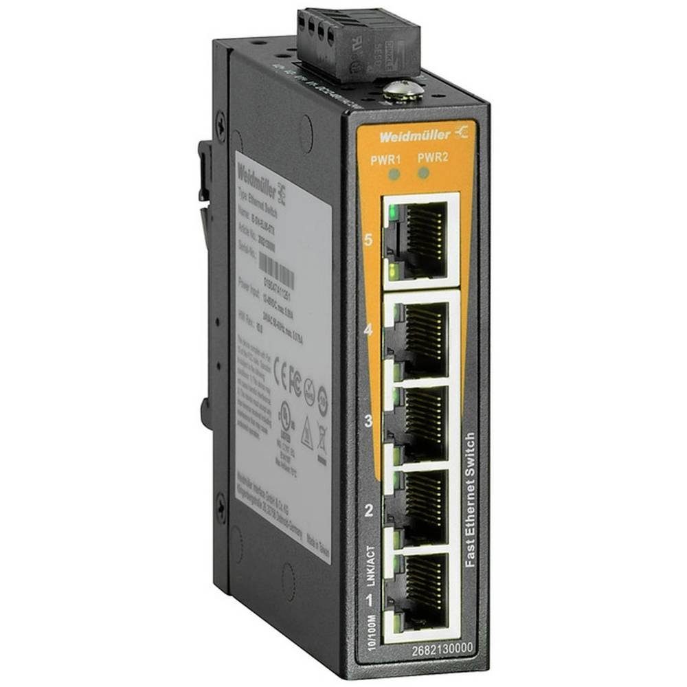 Weidmüller Industrial Ethernet Switch Netzwerk-Switch, Weidmüller IE-SW ...