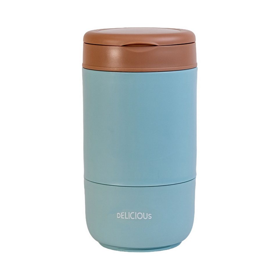 Intirilife Lunchbox Edelstahl Set 3 Tlg Set Müsli Becher Lunch