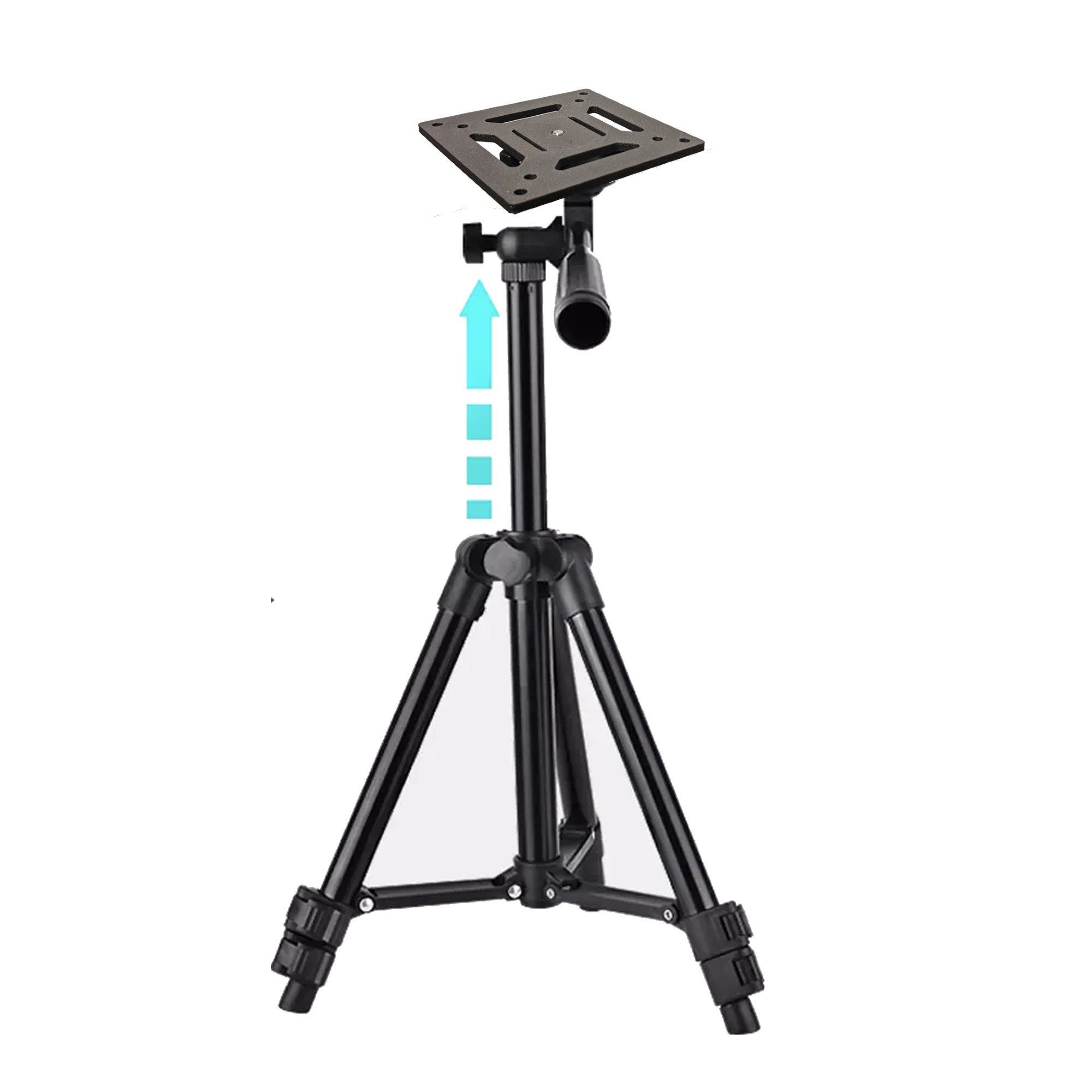TronicXL 63cm Tripod Ständer Stativ Mini Adapter Platte für Beamer Lautsprecher Konsolen-Halterung