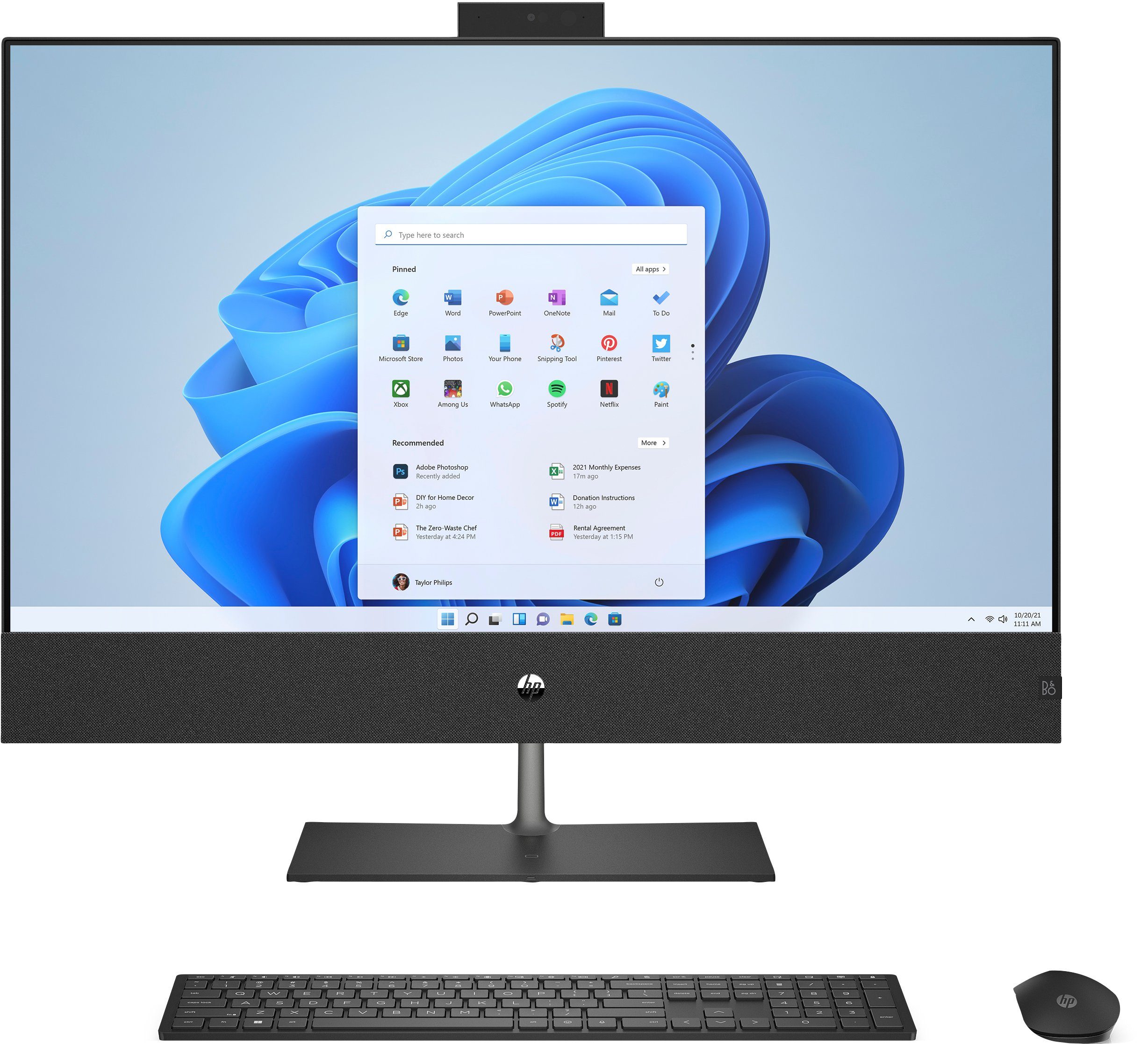 HP HP Pavilion 31.5 inch All-in-One Desktop 32-b0001ng Bundle All-in ...