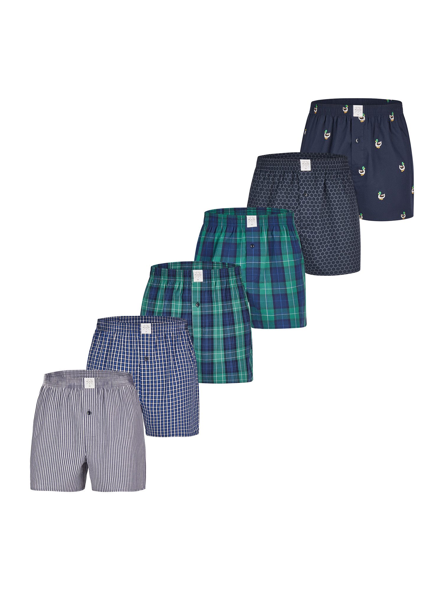 MG-1 Boxer Classics (6-St), Markenlogo auf dem Bund