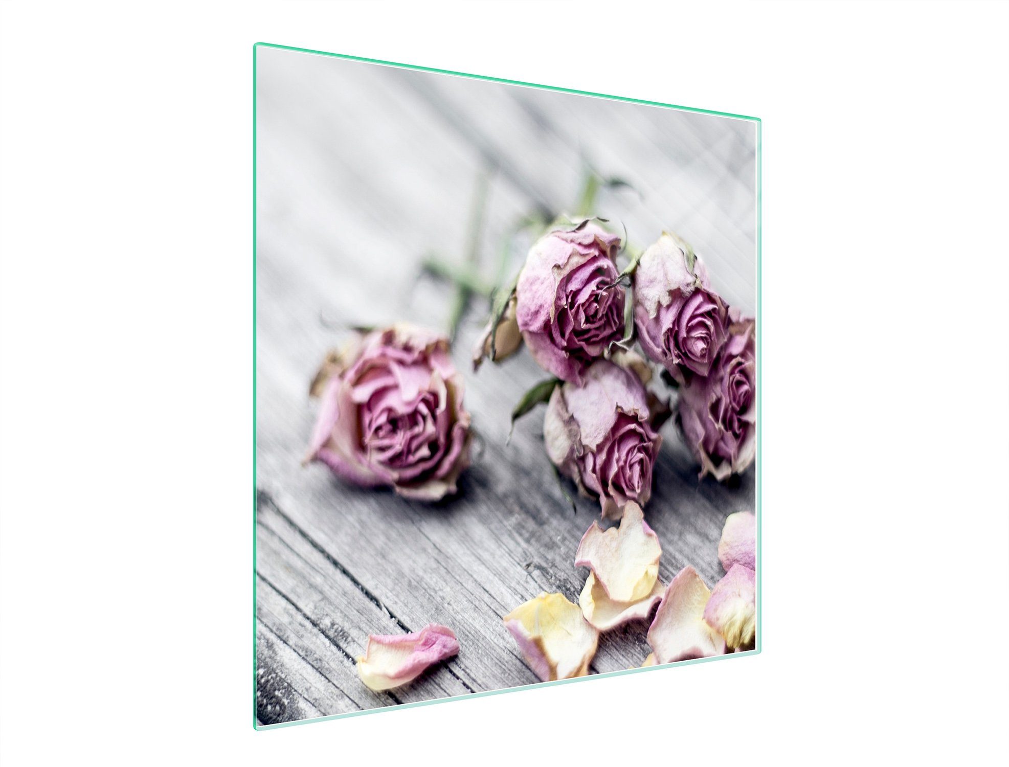 Decorwelt Herd Abdeckplatte Herdabdeckplatte Ceranfeld Abdeckung Blumen