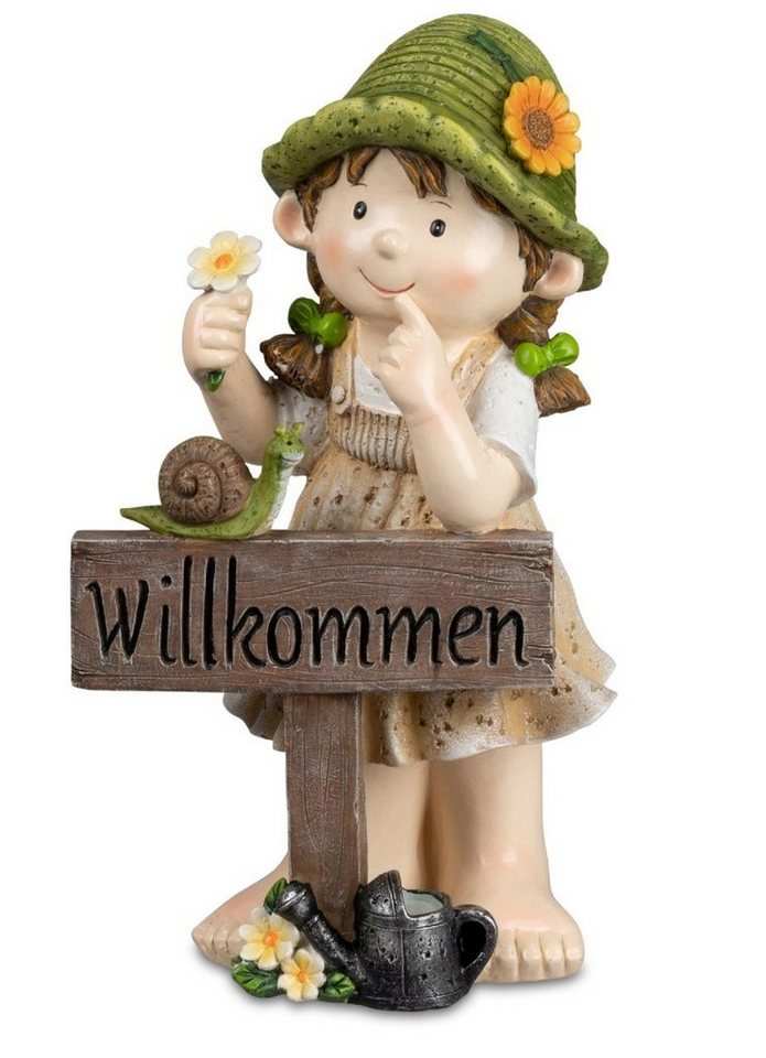 Formano Dekofigur Frühling Mehrfarbig B18cm H34cm Kunststein