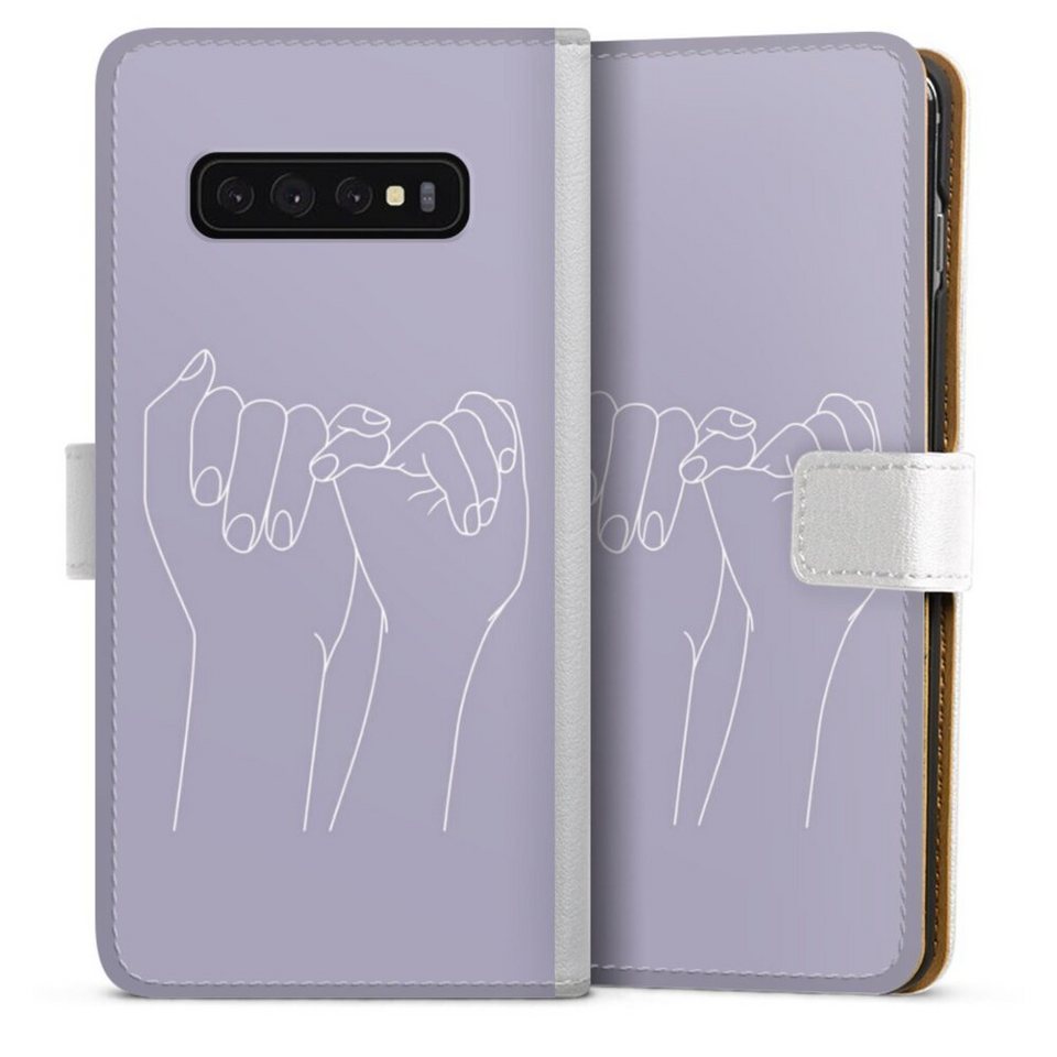 Deindesign Handyhülle Pinky Promise Line Art Samsung Galaxy S10 Plus