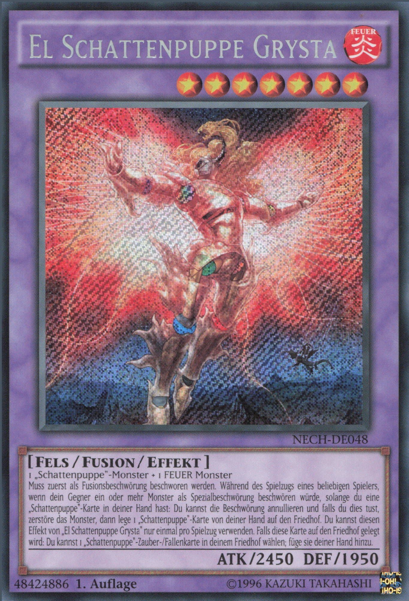 ReCollectibles Sammelkarte YuGiOh Karte El Schattenpuppe Grysta deutsch, Yu-Gi-Oh! Karte NECH ...