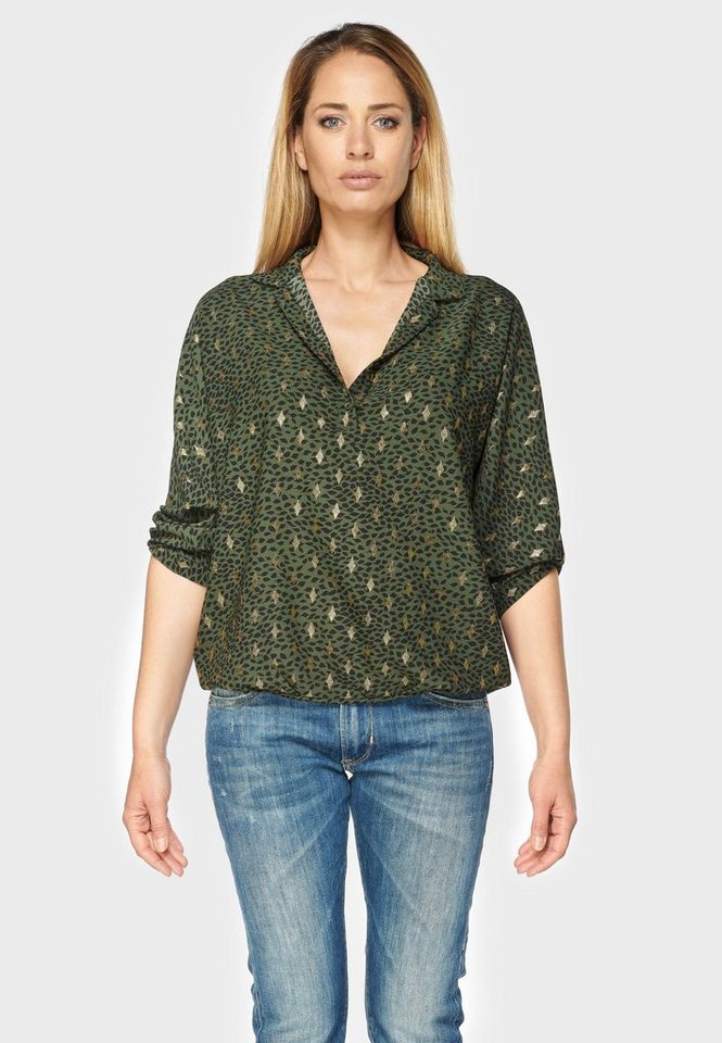 Le Temps Des Cerises Klassische Bluse Mit Verspieltem Design