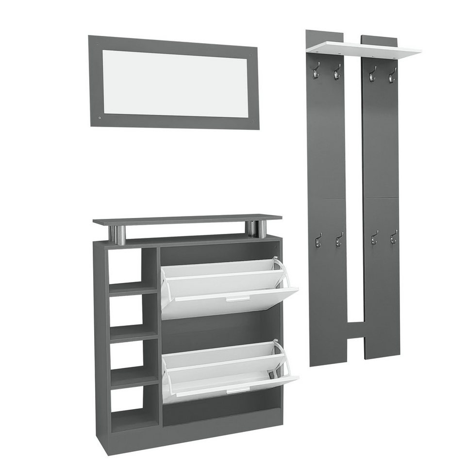 Oeryde Garderoben Set Wandgarderoben Set Flurmöbelflurgarderobe