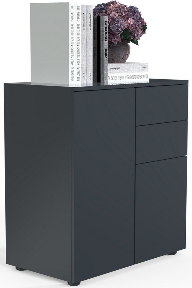 Vcm Kommode Holz Kommode Sideboard Anrichte Dalosa 4 Schublade
