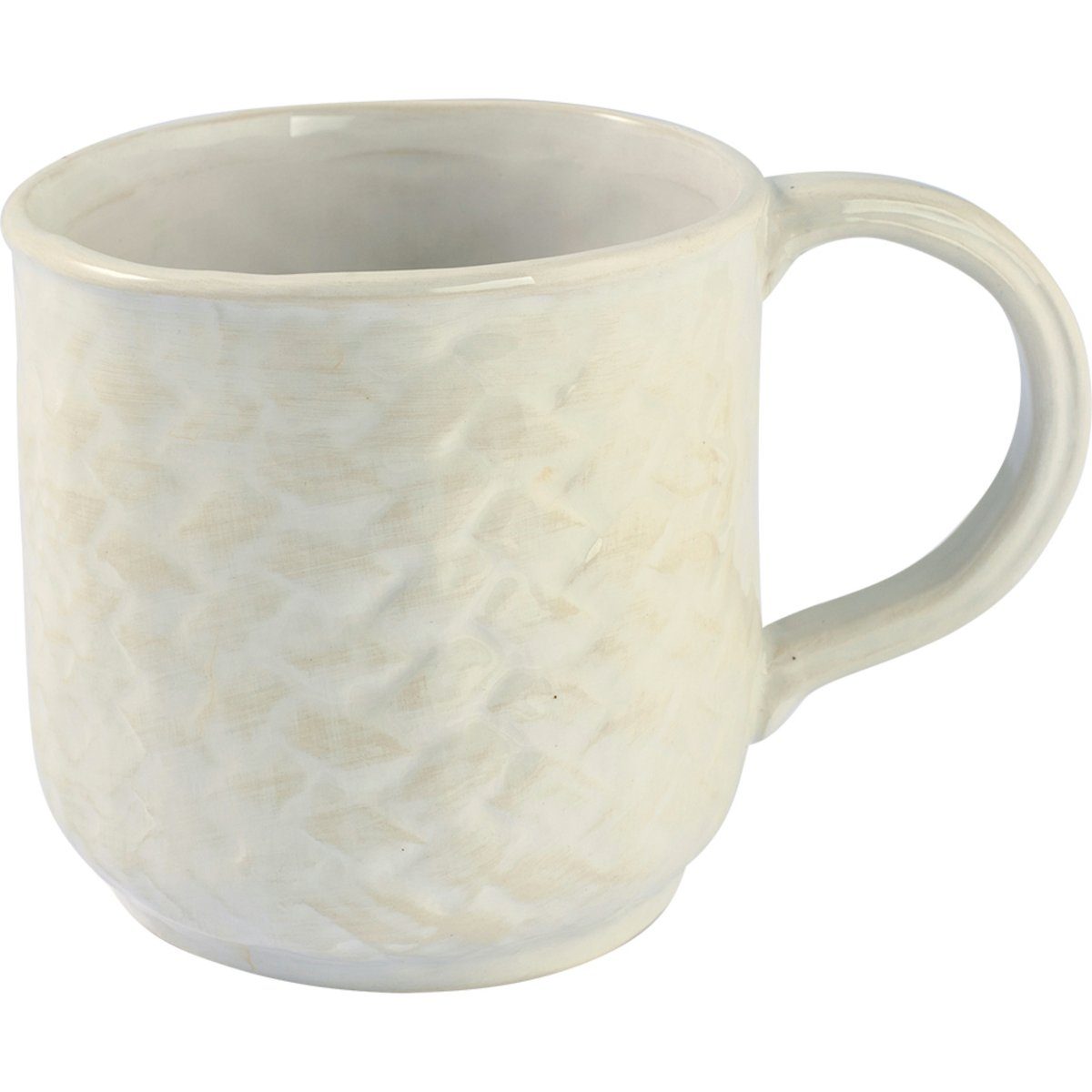 Greengate Tasse Woven Tasse off white 9cm, Ceramic, Woven Tasse off ...