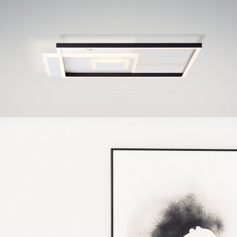 Lightbox Led Deckenleuchte Dimmfunktion Led Fest Integriert Warmweiß