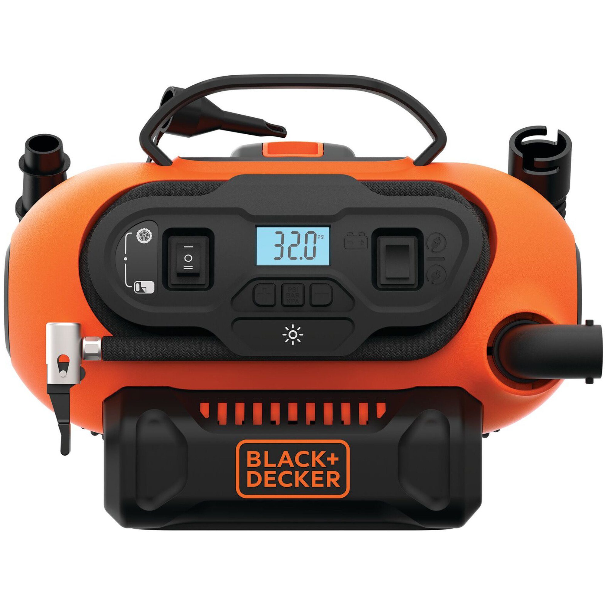 Black + Decker Luftpumpe BLACK+DECKER Akku-Kompressor BDCINF18N, 18Volt