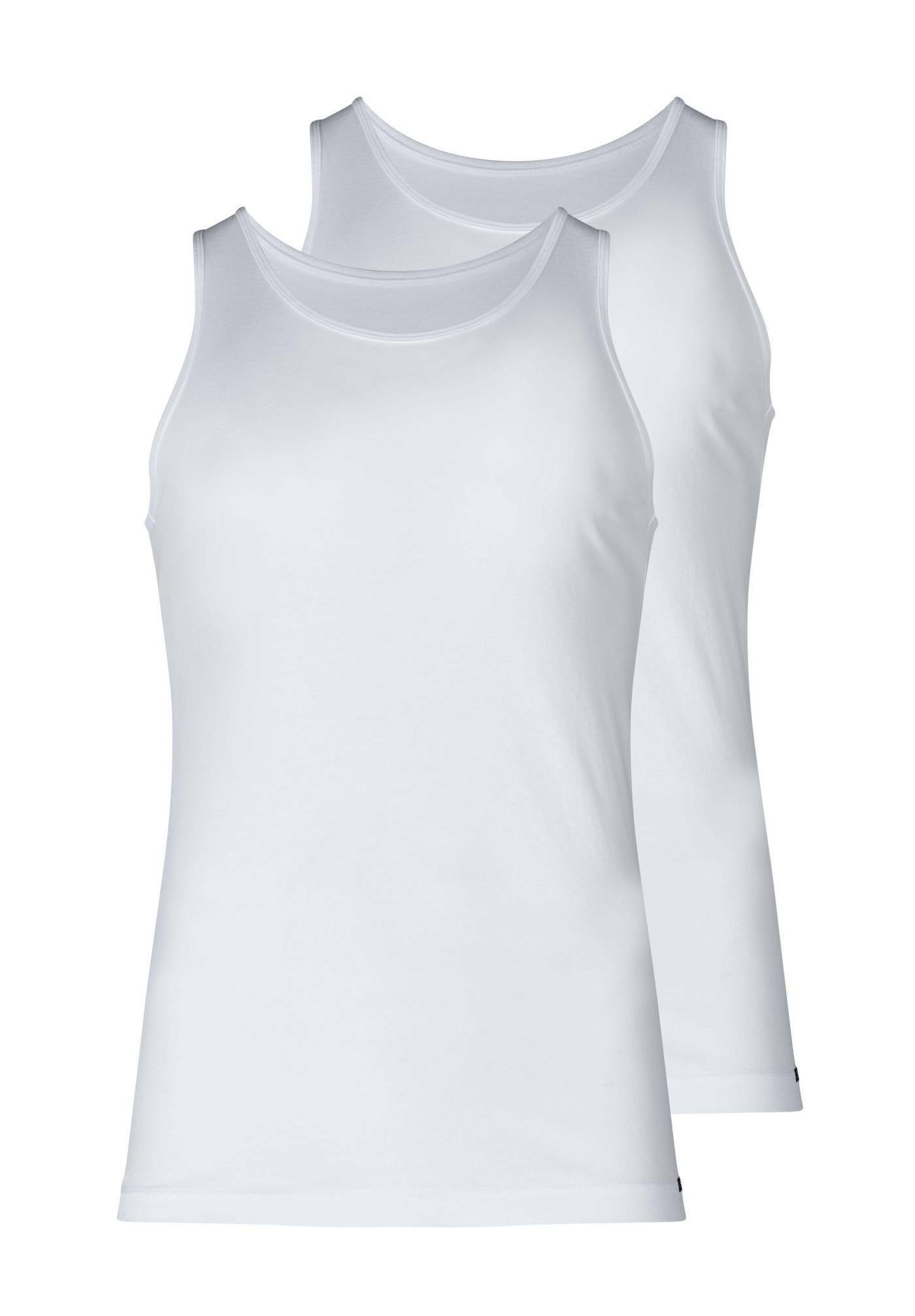 Skiny Unterhemd Herren Tank Top 2er Pack Unterhemd ärmellos