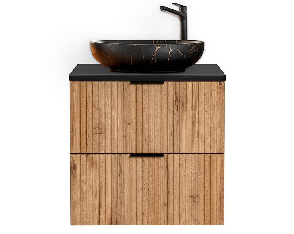 Einfachgutemoebel Waschtisch Set Badezimmer Waschplatz Portree 60cm